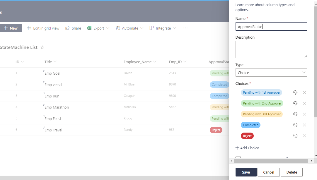 State Machine workflow implementation in MS-flows - Rishan Solutions