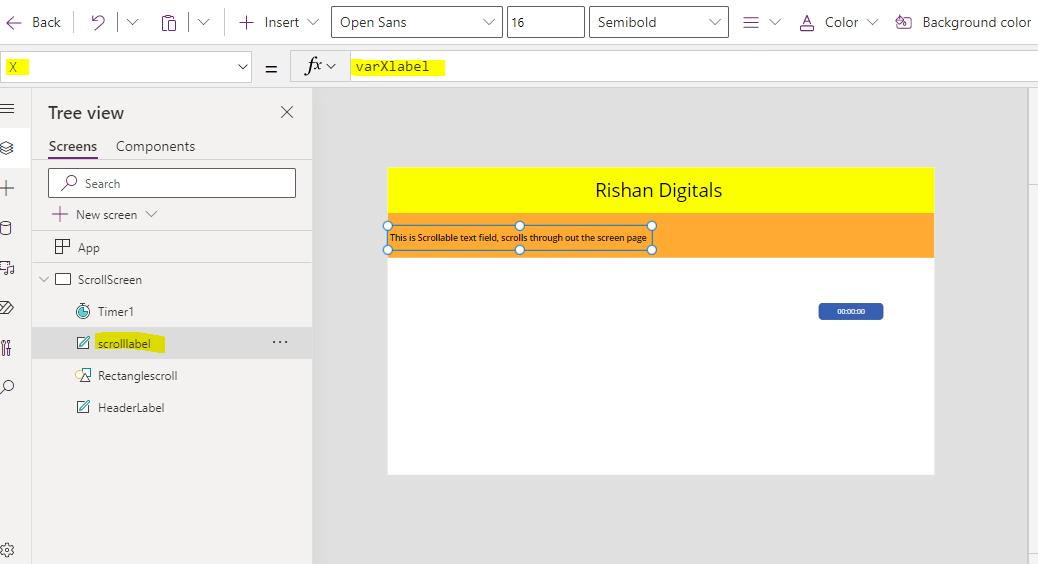 Scrollable Text On Screen In Power Apps Rishan Solutions