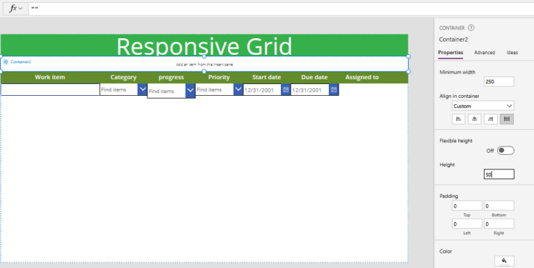 Editable Grid in Power Apps - Rishan Solutions