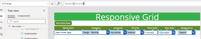 Editable Grid in Power Apps - Rishan Solutions