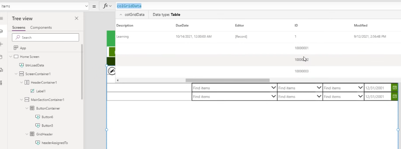 Editable Grid In Power Apps Rishan Solutions