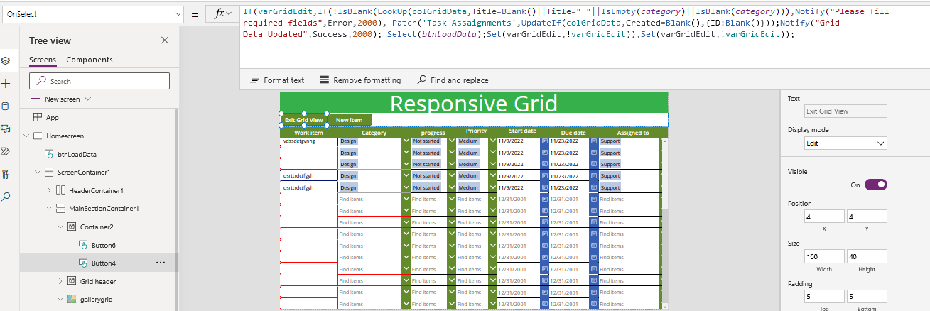 Editable Grid In Power Apps Rishan Solutions