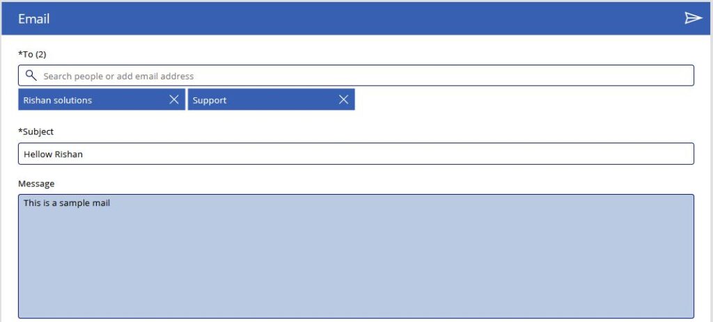 Sending An Email From Power Apps With Html Table Attachments And Images Rishan Solutions