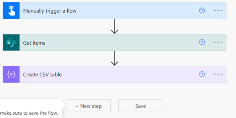 Create CSV table from SharePoint list in Power Automate - Rishan Solutions
