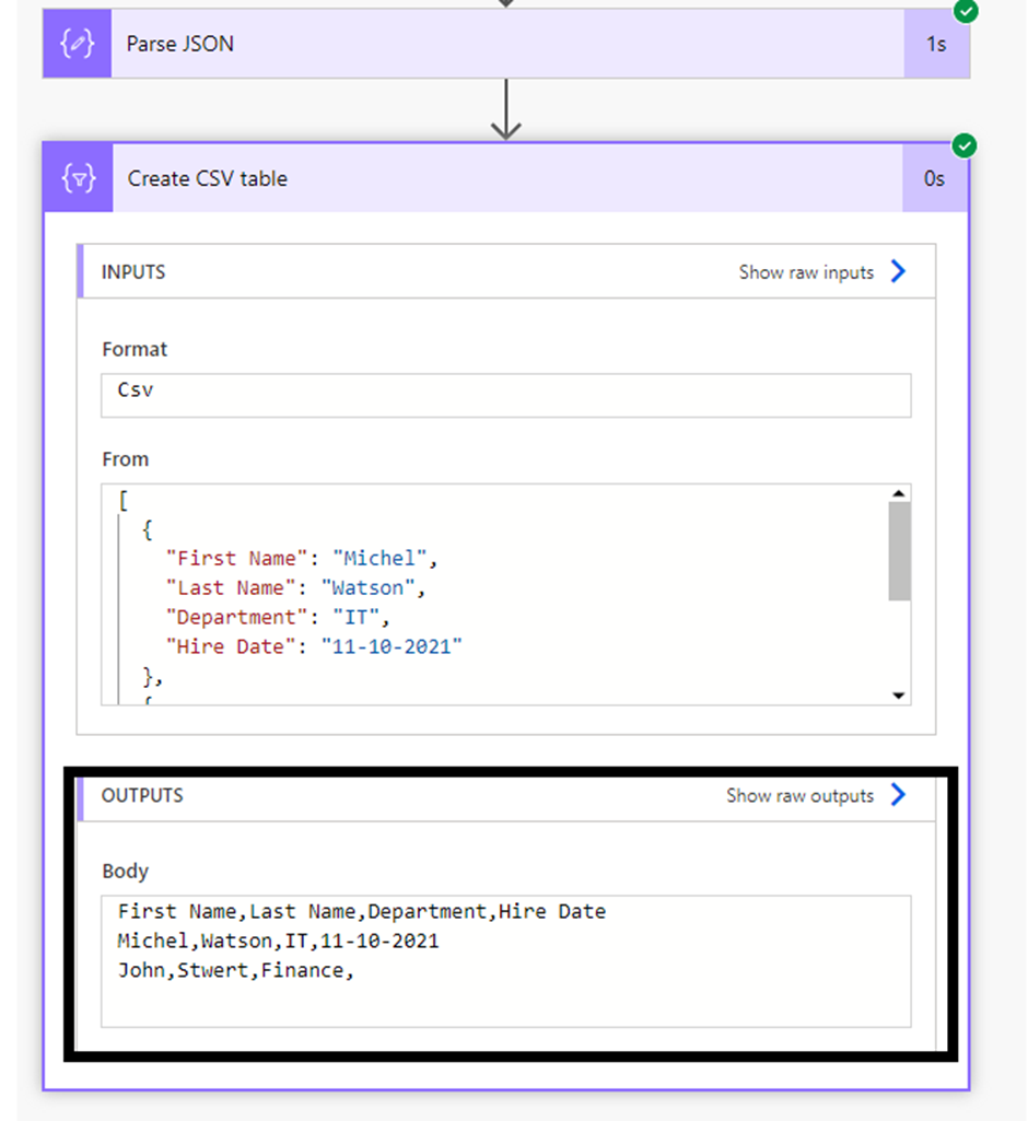 Power Automate Create CSV Table Custom Columns Rishan Solutions