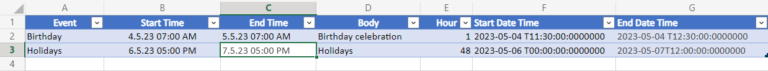 Power Automate Create Calendar Events From Excel Rishan Solutions