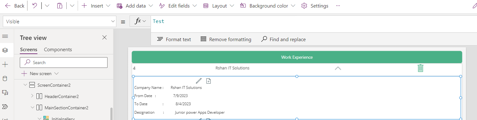 Nested Gallery Expand and Collapse in Power apps - Rishan Solutions