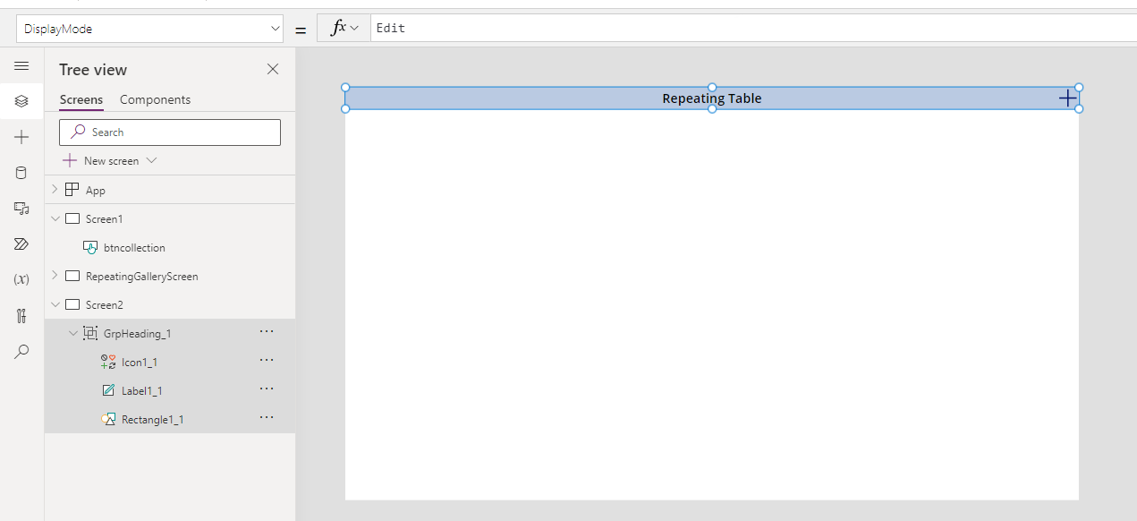 Create Repeating Table in Canvas app - Rishan Solutions
