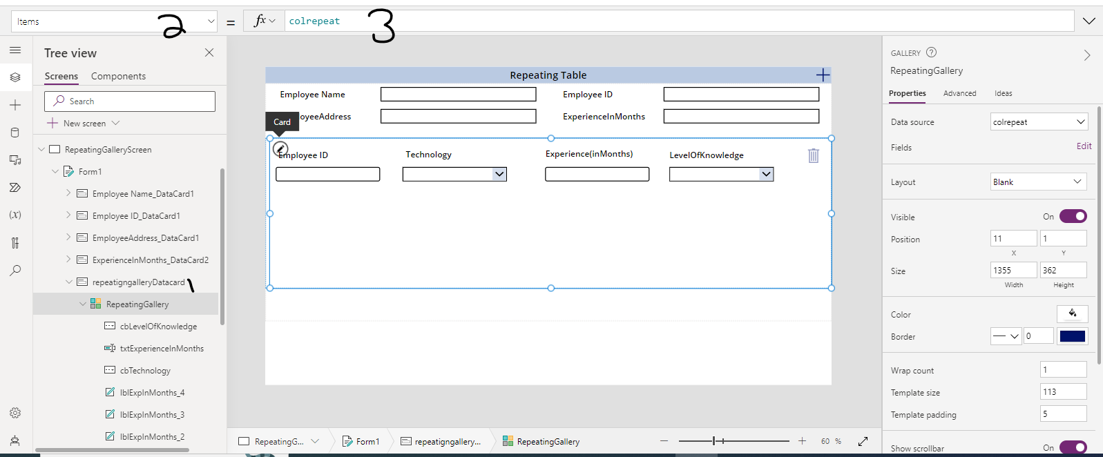 Create Repeating Table In Canvas App Rishan Solutions