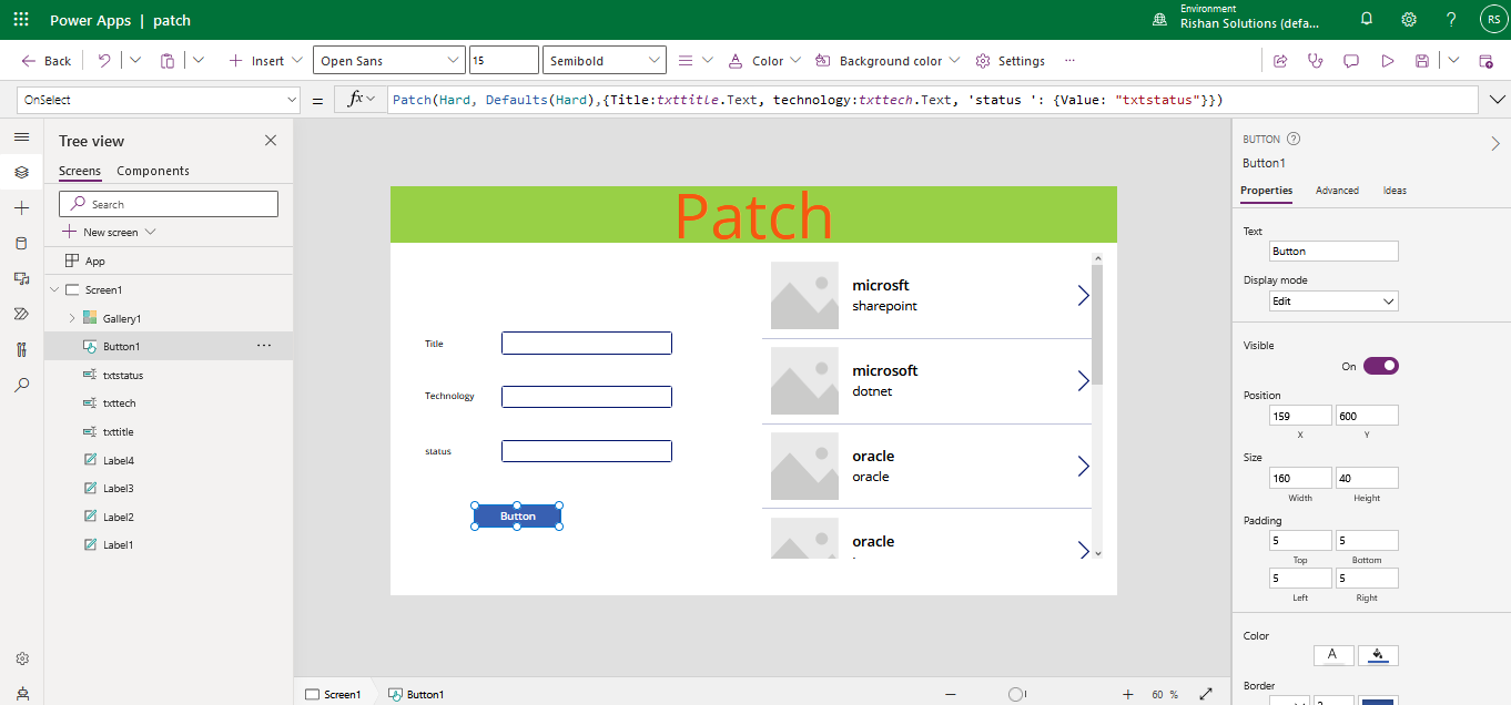 Patch, update and update if functions - Rishan Solutions