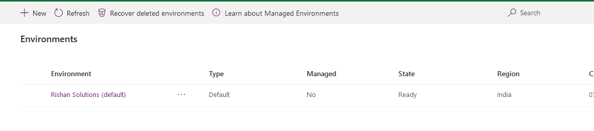 Environments in Power Apps - Rishan Solutions