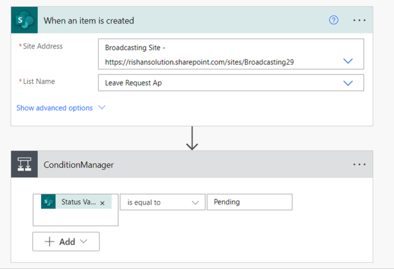 Leave Request Approval Flow in Power Automate - Rishan Solutions