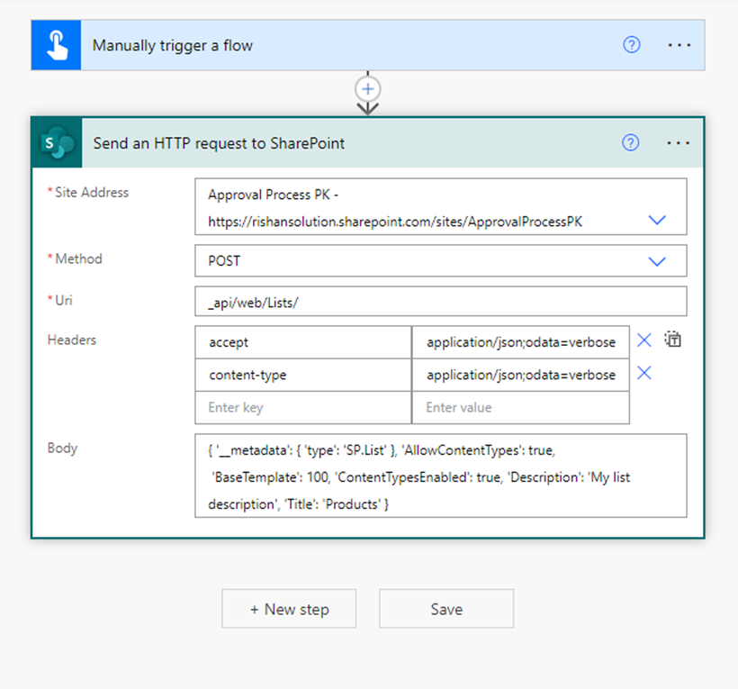 Power Automate Create SharePoint List From Template Rishan Solutions
