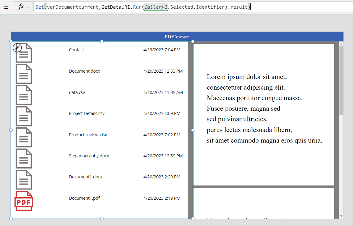 View PDF files using PDF Viewer in PowerApps - Rishan Solutions