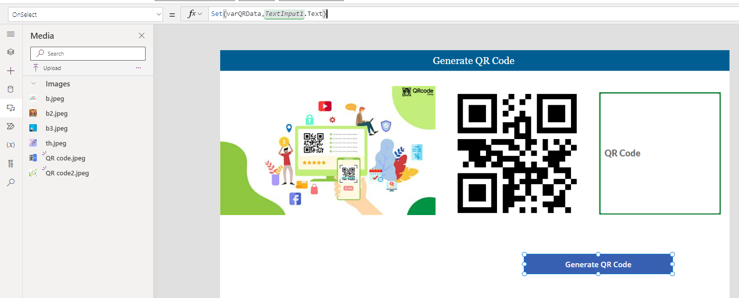 Generate QR Code using Power apps - Rishan Solutions
